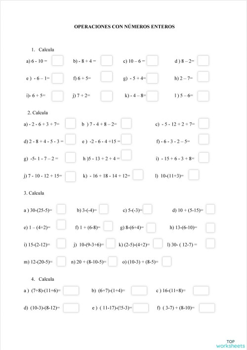 SUMAS CON LLEVADA. Ficha interactiva | TopWorksheets
