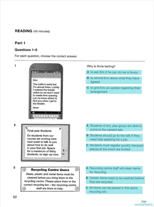 2024-02-1a/PREL1-Ex4/READ. Interactive worksheet | TopWorksheets