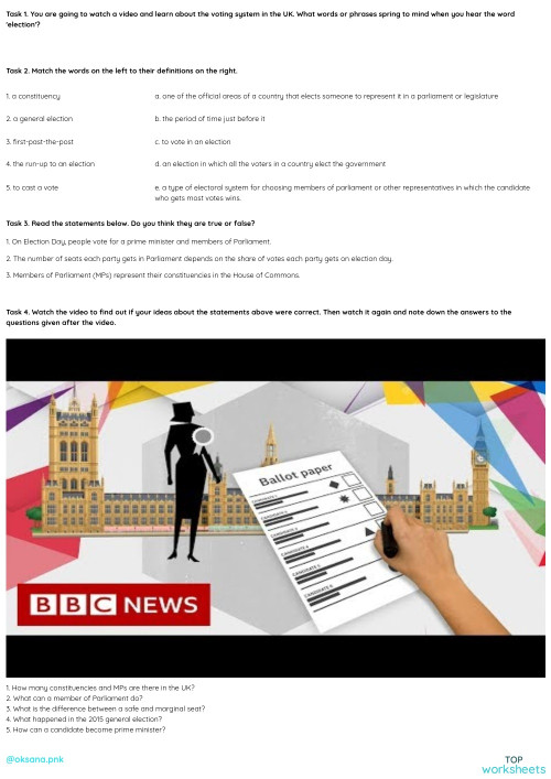 Pre-class worksheet 2. Interactive worksheet | TopWorksheets