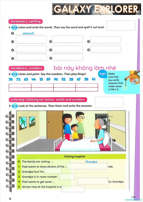 Mini Movers P2. Interactive worksheet | TopWorksheets