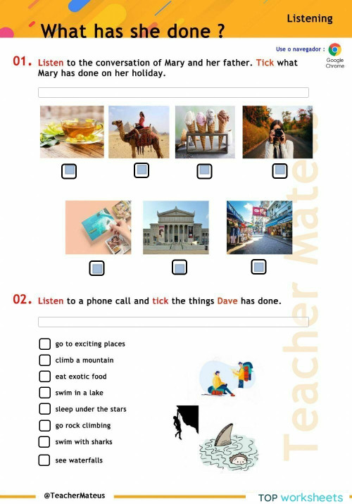 Other: interactive worksheets and online exercises | TopWorksheets