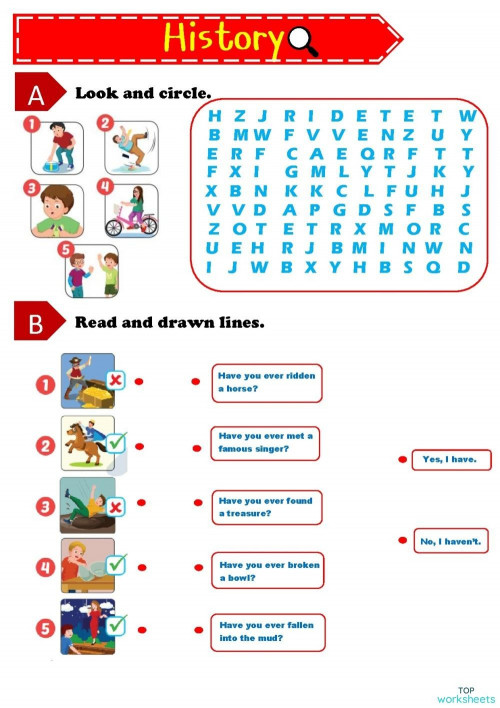 Unit 9 History. Interactive worksheet | TopWorksheets