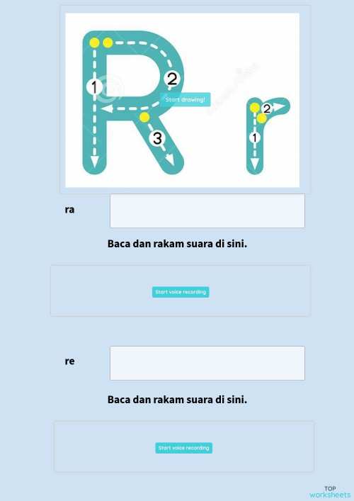 Interactive worksheets and online exercises in bahasa melayu | TopWorksheets