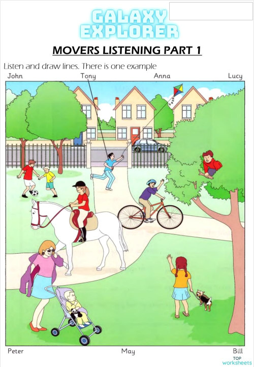 Listening practise 24. Interactive worksheet | TopWorksheets