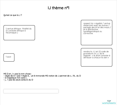 L'emploi du temps. Interactive worksheet | TopWorksheets