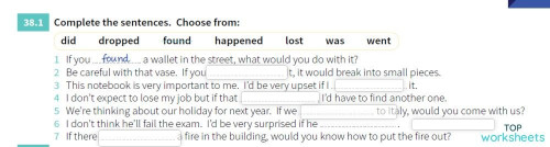 Second Conditional practice. Interactive worksheet | TopWorksheets