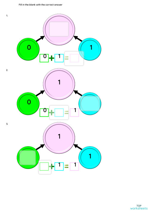 Addition: interactive worksheets and online exercises | TopWorksheets