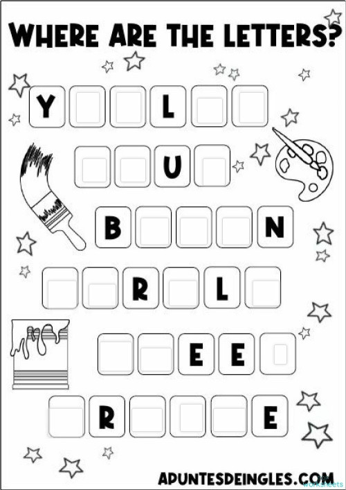 Completing worksheet. Interactive worksheet | TopWorksheets