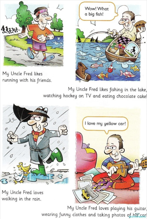 My uncle Fred. Interactive worksheet | TopWorksheets