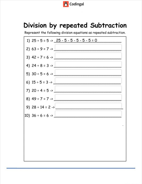 M_G02M11L52_WA02_Division as Repeated Subtraction. Interactive ...