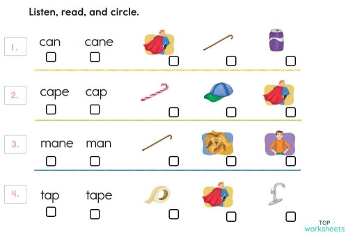 Phonics 3 unit 1. Interactive worksheet | TopWorksheets