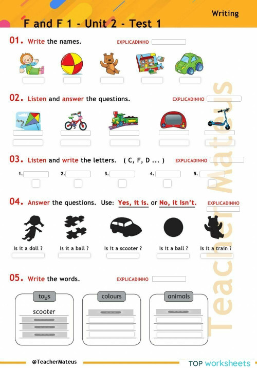 Other: interactive worksheets and online exercises | TopWorksheets