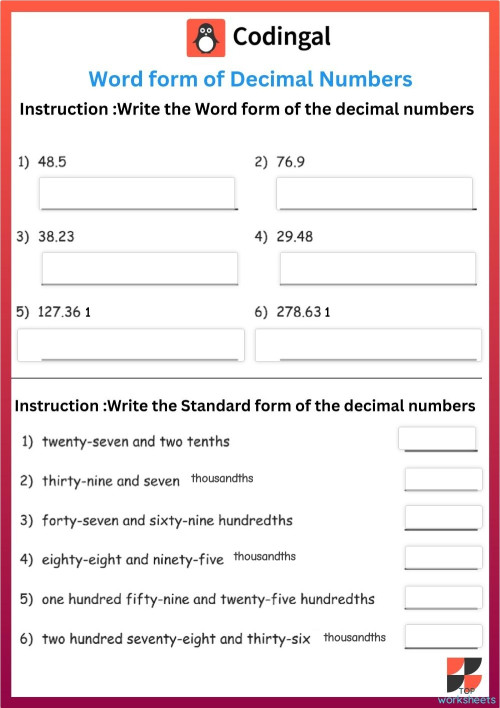 M_G04M09L30_WE02_Writing Decimals in Different Forms. Interactive ...