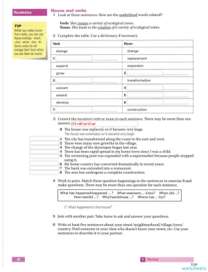 Map Vocab Exercise 2. Interactive worksheet | TopWorksheets