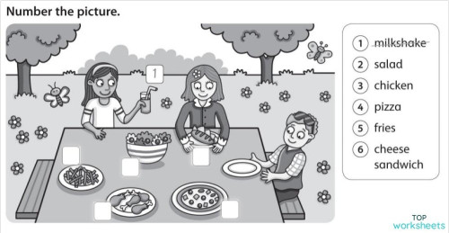 3rd grade Have you got a milkshake 1 level. Interactive worksheet ...