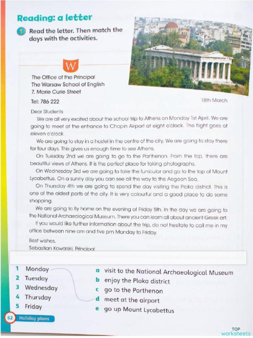 Sample Letter A 2. Interactive worksheet | TopWorksheets