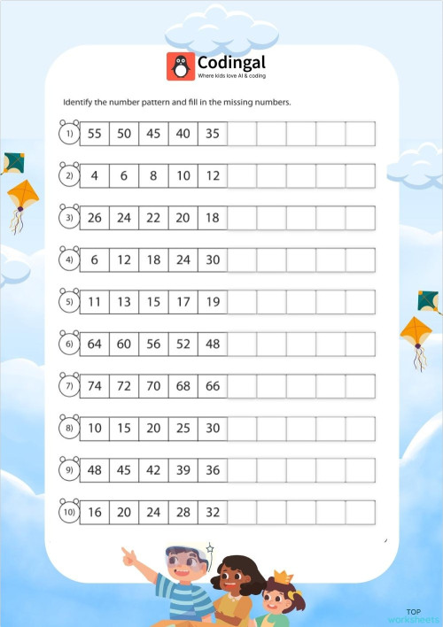 N2Y - Math. Interactive worksheet | TopWorksheets