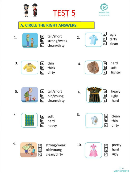Upkids 3 test unit 5. Interactive worksheet | TopWorksheets