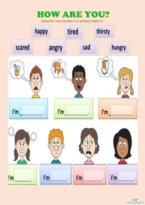 HOW ARE YOU. Interactive worksheet | TopWorksheets