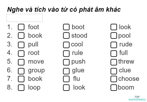 Listen and choose the correct answer. Interactive worksheet | TopWorksheets