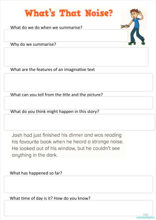 Lesson 44 What's That Noise?. Interactive worksheet | TopWorksheets