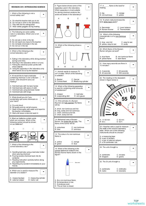 Natural science: interactive worksheets and online exercises ...