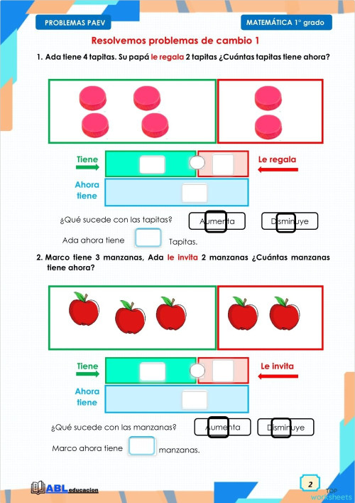 Sumas con canje. Ficha interactiva | TopWorksheets