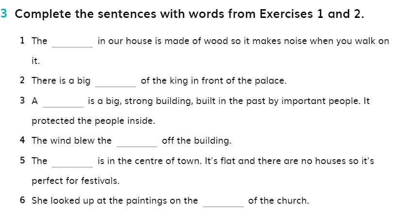 UNIT 5 GRAMMAR-VOCABULARY PAGE 25. Interactive worksheet | TopWorksheets