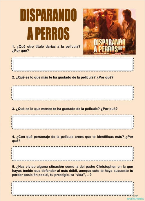 CORTOMETRAJE EL PUENTE. Ficha interactiva | TopWorksheets