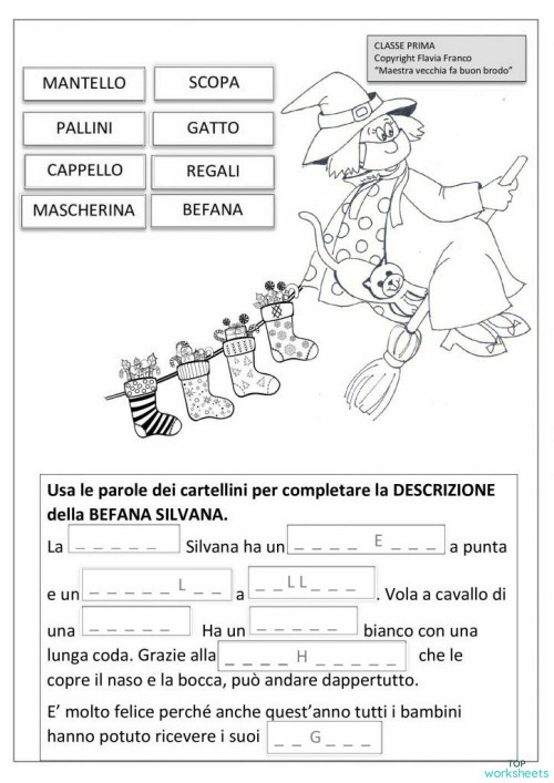 Interactive worksheets and online exercises in italian | TopWorksheets