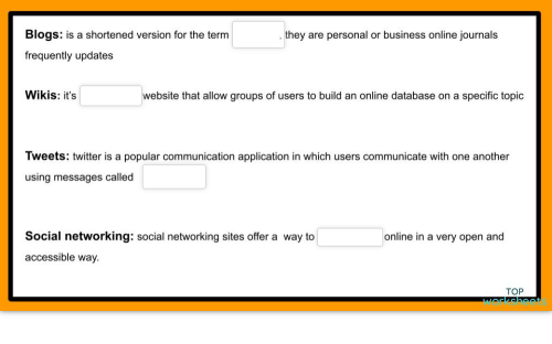 HIS2022-ICT&business. Interactive worksheet | TopWorksheets