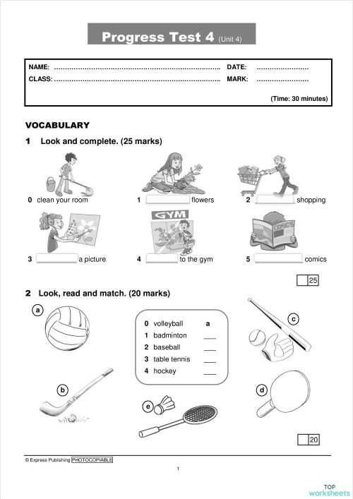 Interactive worksheets and online exercises in ukrainian | TopWorksheets