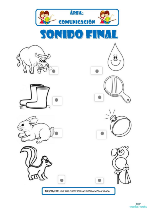 Hojas De Trabajo Con El Sonido Final