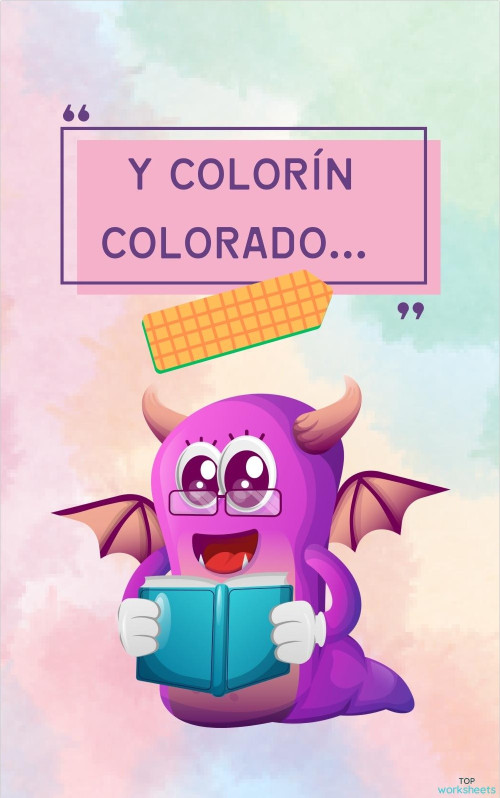 Y COLORIN COLORADO. Ficha interactiva | TopWorksheets