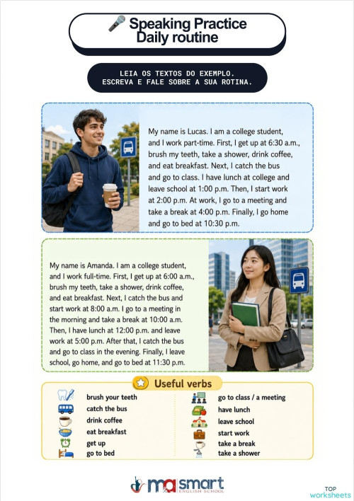 Write and speak - Regular verbs. Interactive worksheet | TopWorksheets