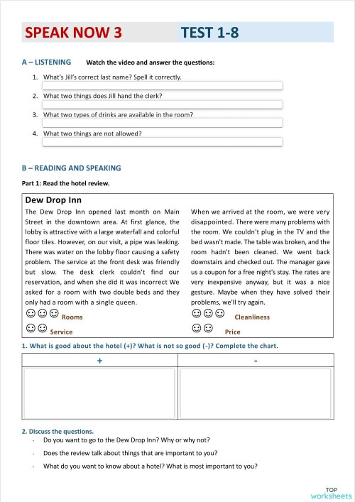 Writing: interactive worksheets and online exercises | TopWorksheets