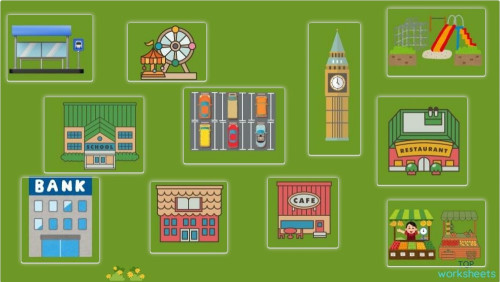 make your city. Interactive worksheet | TopWorksheets