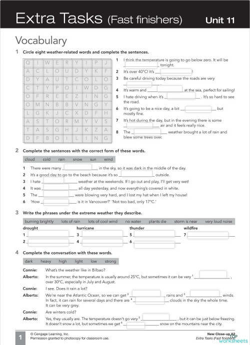 Interactive worksheets and online exercises in english | TopWorksheets