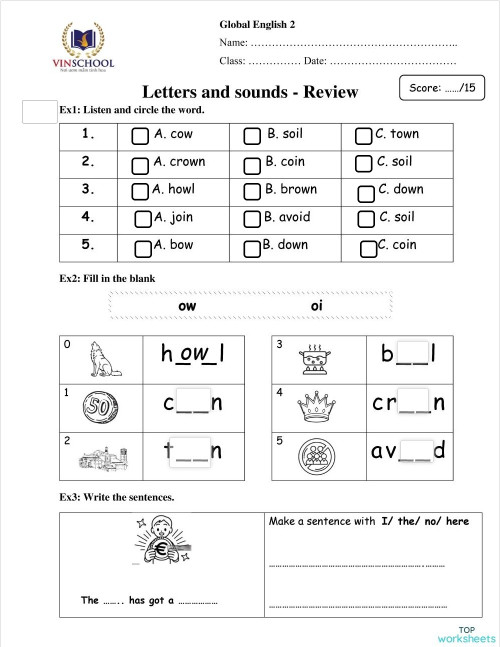 phonics STUV-WXYZ. Interactive worksheet | TopWorksheets