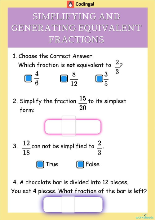 M_G04M08L24_WC03_Comparing_and_Ordering_Fractions_7. Interactive ...
