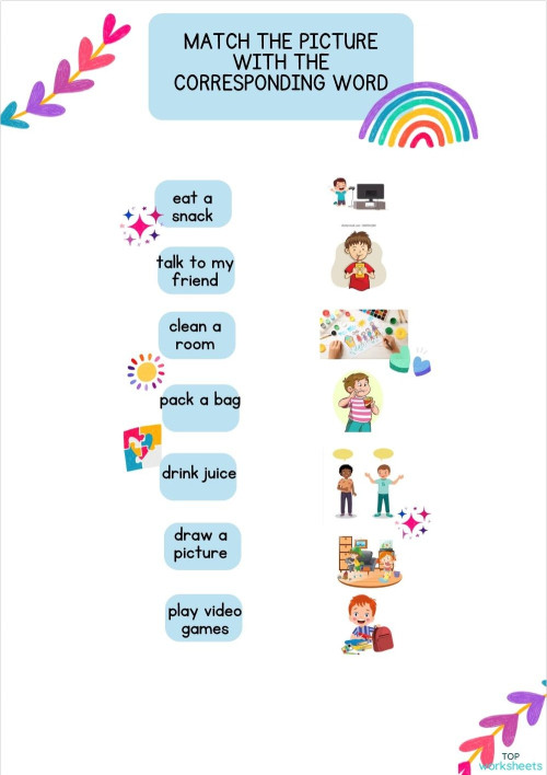 Vocabulary Interactive Worksheet Topworksheets