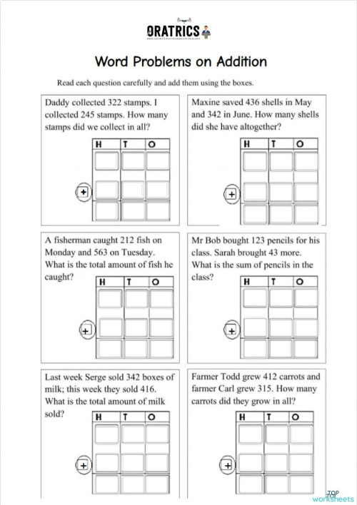 Math: interactive worksheets and online exercises | TopWorksheets