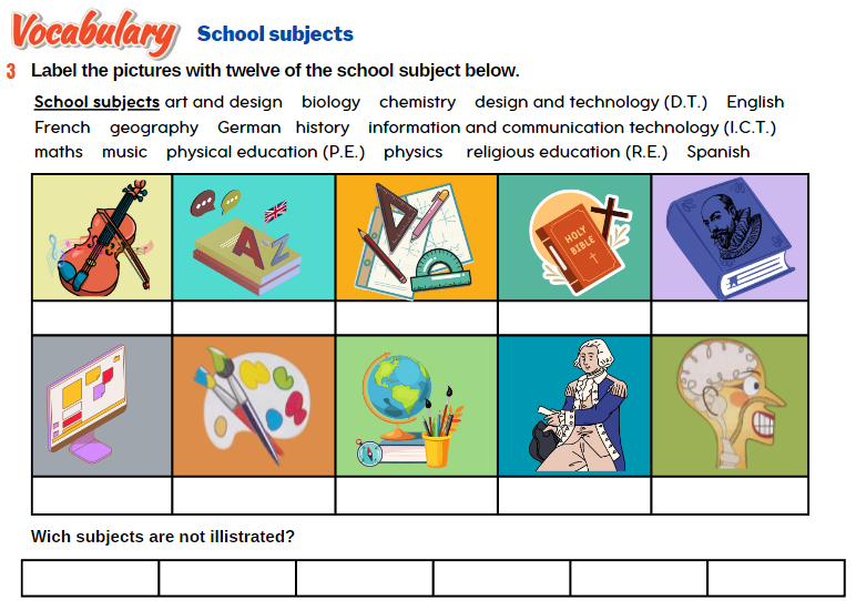 My classroom. Interactive worksheet | TopWorksheets