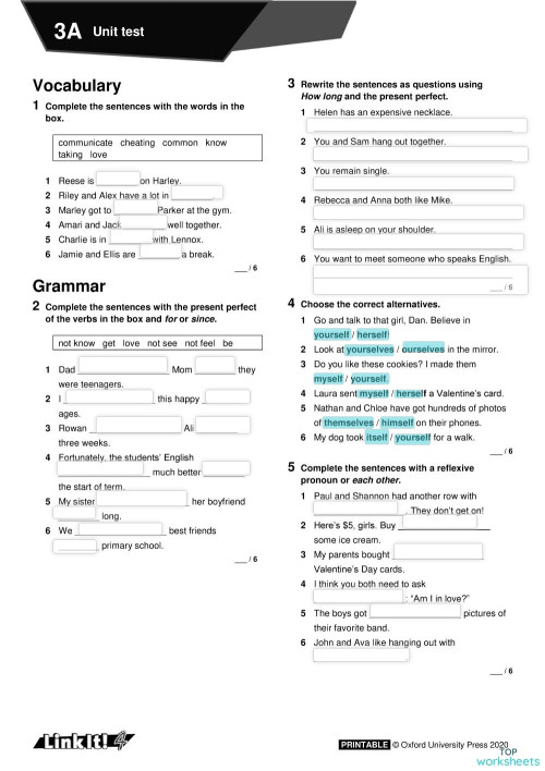 9 ano unit 3. Interactive worksheet | TopWorksheets