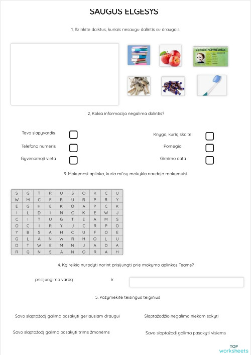 Informatika: interactive worksheets and online exercises | TopWorksheets