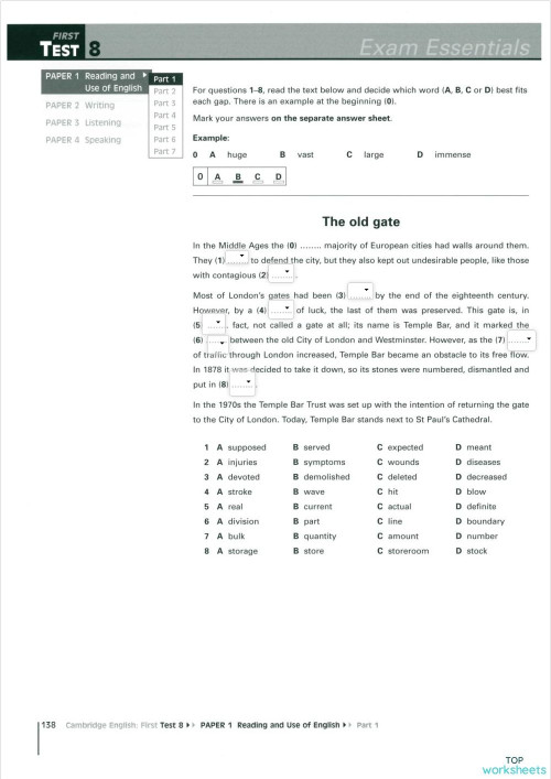 11th grade: interactive worksheets and online exercises | TopWorksheets