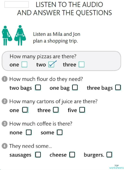 Food part 1.2. Interactive worksheet | TopWorksheets