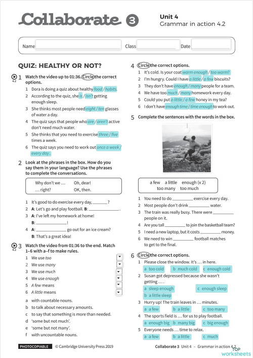 Grammar 4.1. Interactive worksheet | TopWorksheets