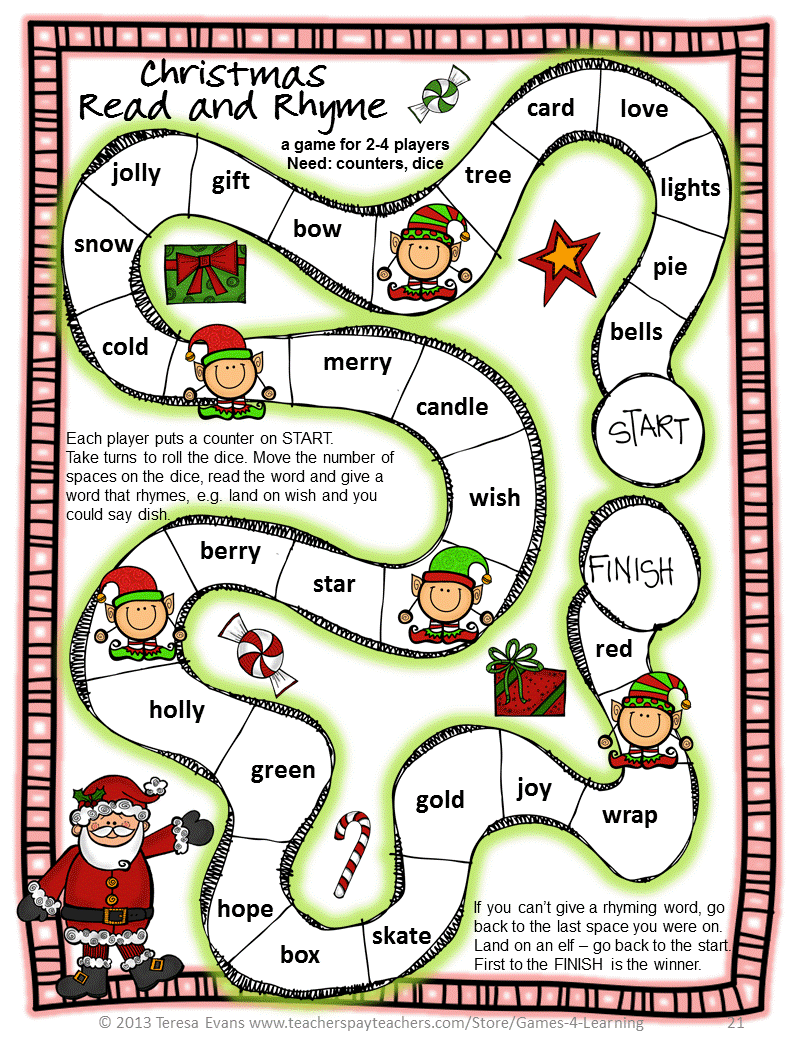 Christmas games. Interactive worksheet | TopWorksheets