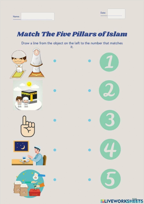 session 6 islamic worksheets practcing TNA. Interactive worksheet ...